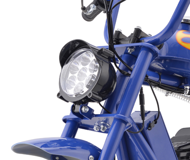 Blue GBmoto 50cc Kids Gas Chopper, Mini Chopper